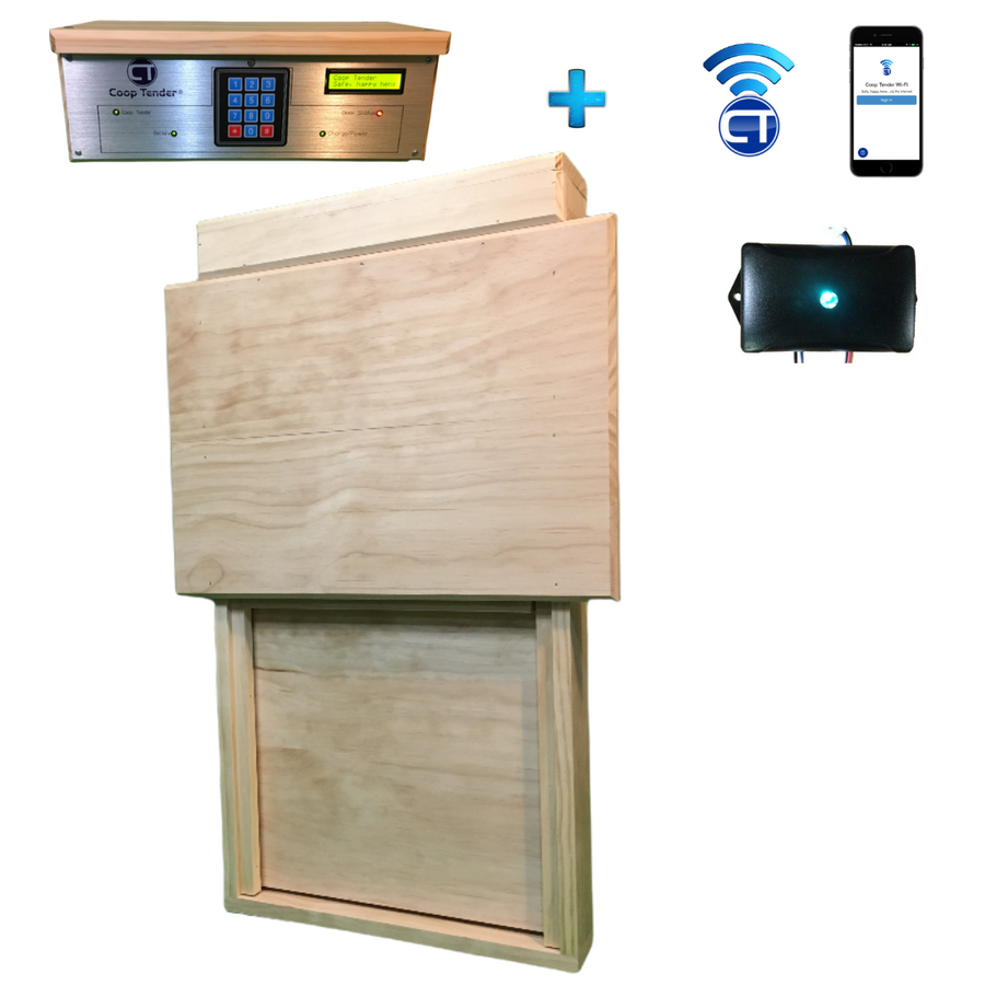 Extra Large Automatic Turkey Coop Doors by Coop Tender