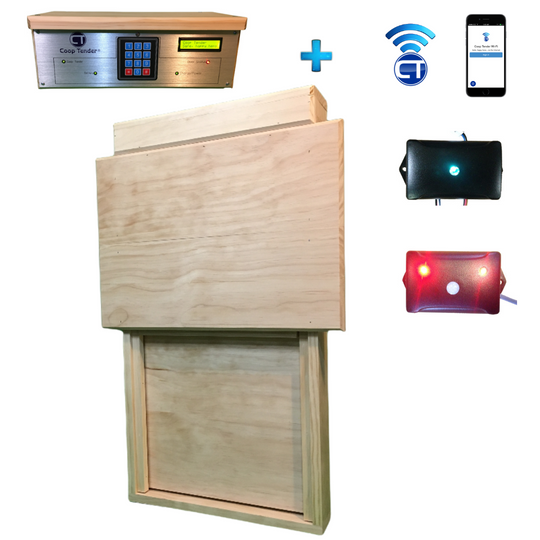 Extra Large Automatic Turkey Coop Doors by Coop Tender